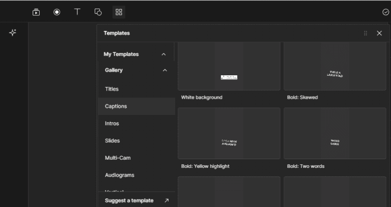 Fancy Captions with Descript – Excelerator.tech