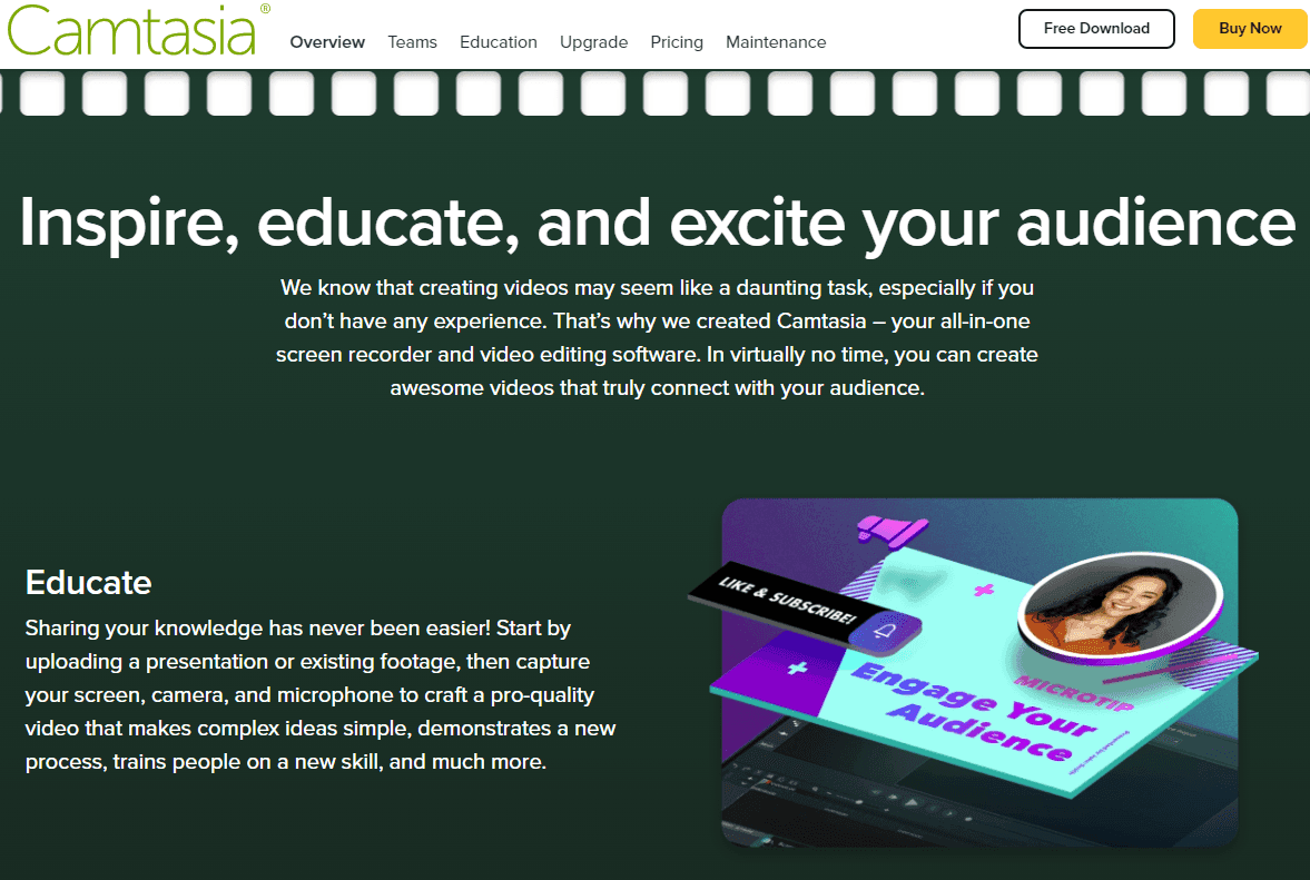 Camtasia: a Video Editor for How-To’s and Beginners – Excelerator.tech
